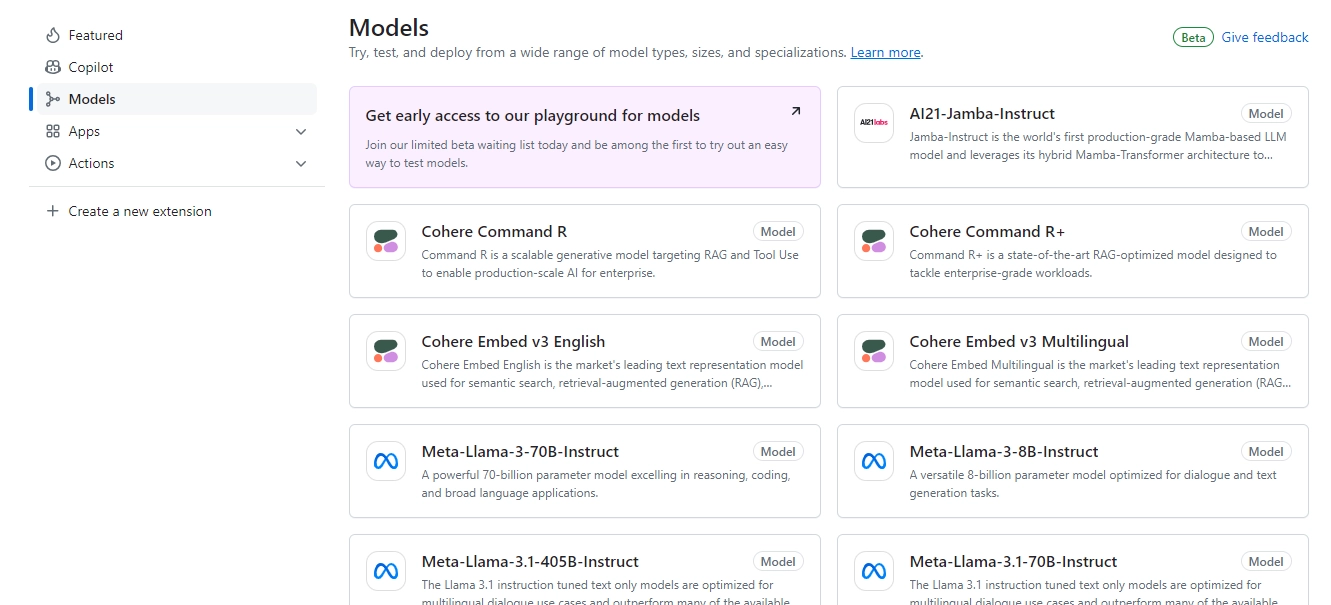 Discover Github Models Experiment Freely With Ai Innovations