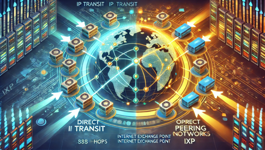 What Is IP Transit, and How Does It Differ from Peering?