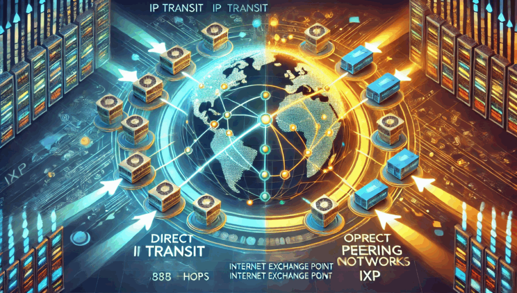 What Is IP Transit, and How Does It Differ from Peering? - DediRock